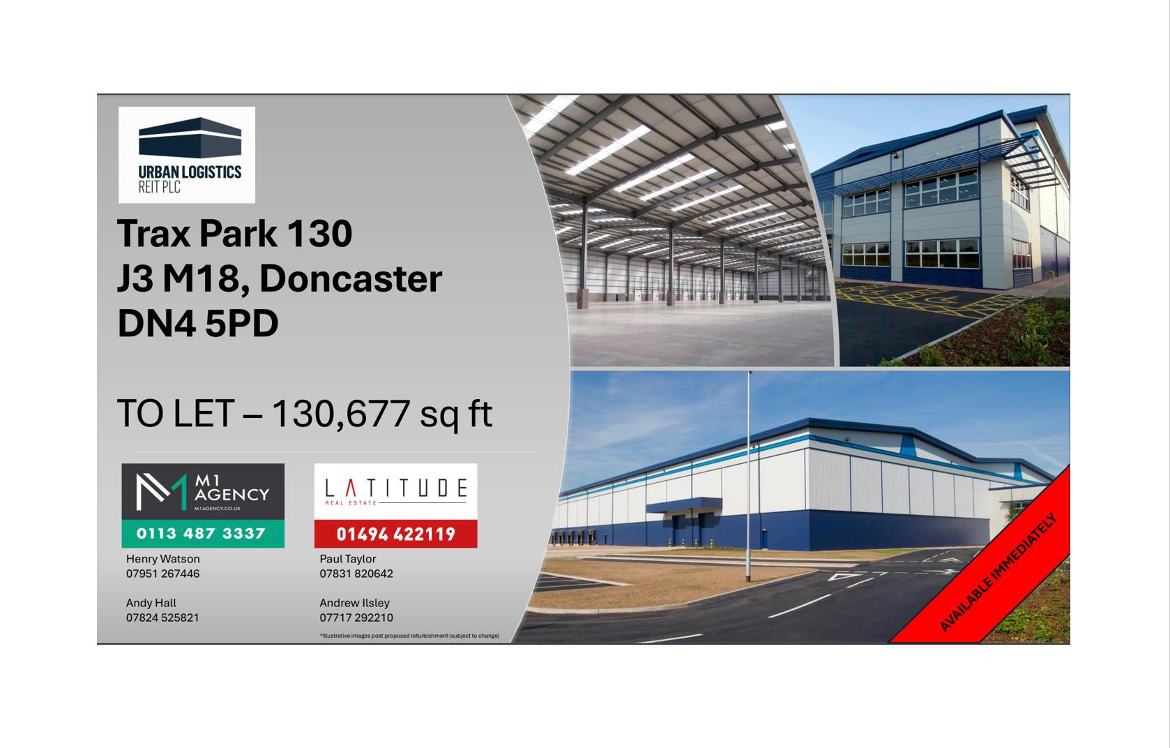 Trax Park 130, White Rose Way, Doncaster, Distribution Warehouse, To ...
