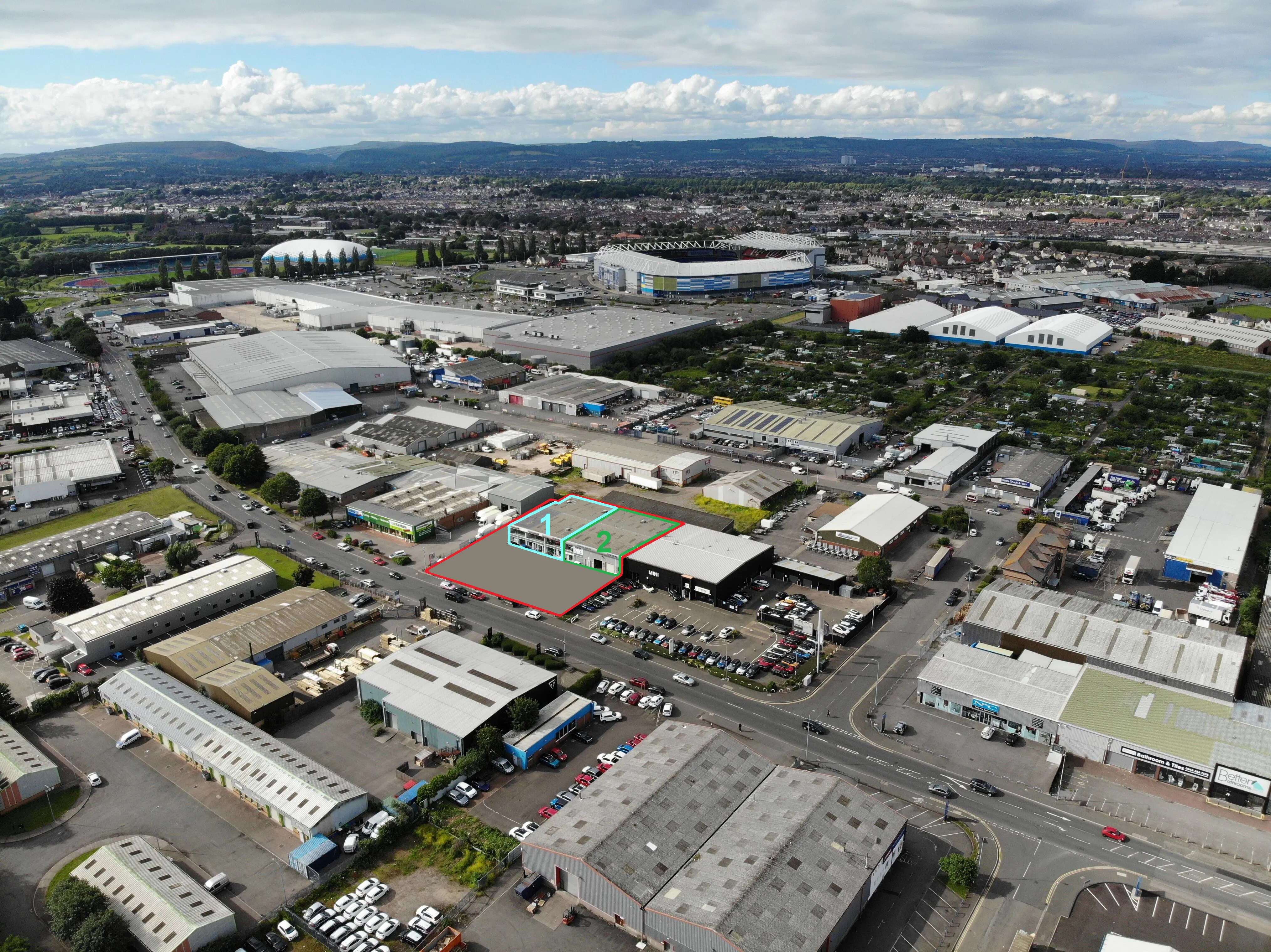 Units 1 and 2, Cardiff Trade Park, Cardiff, Industrial, To Let