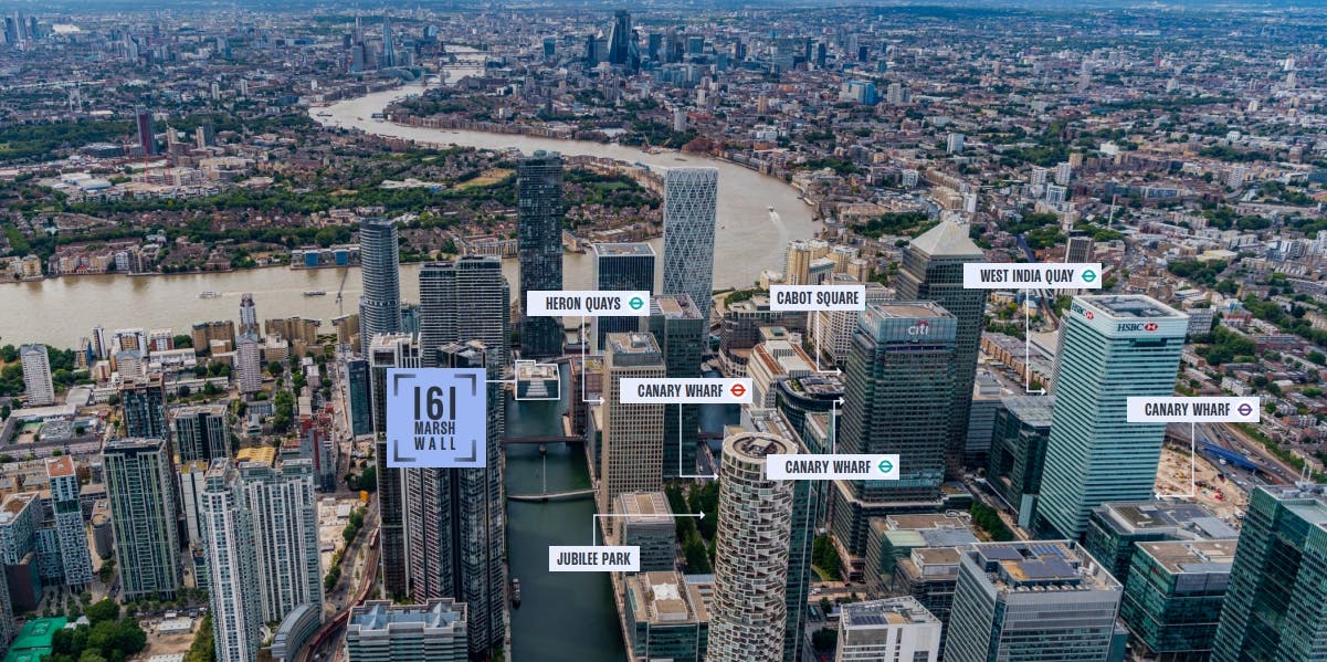 161 Marsh Wall, London, Offices, To Let - Cherryman