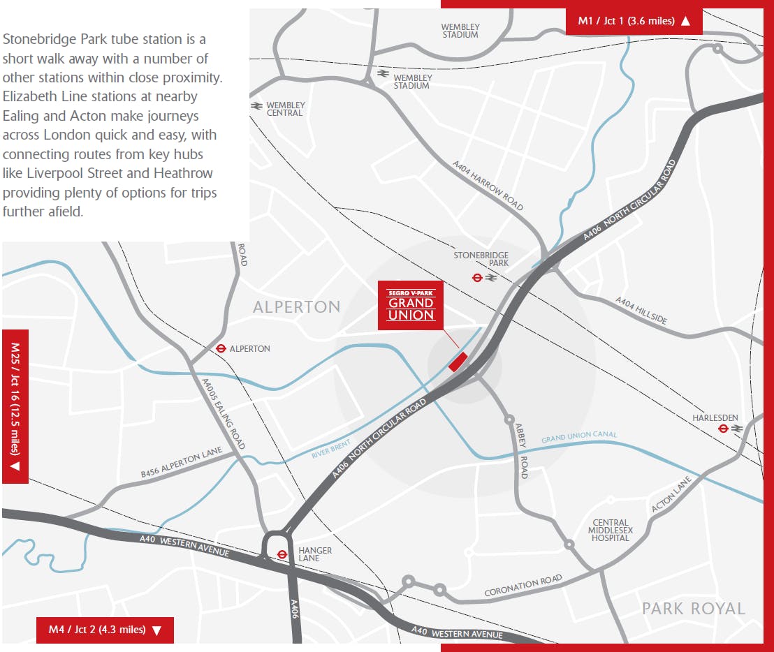 Segro V-Park Grand Union, A406, London, Industrial / Offices, To Let - DTRE