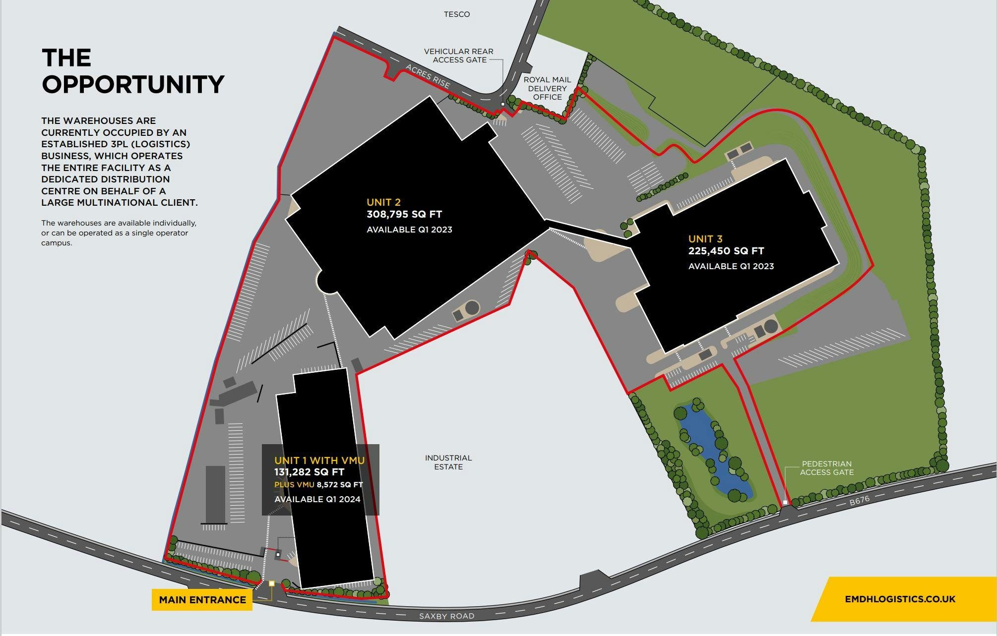 East Midlands Distribution Hub, Saxby Road, Melton Mowbray ...